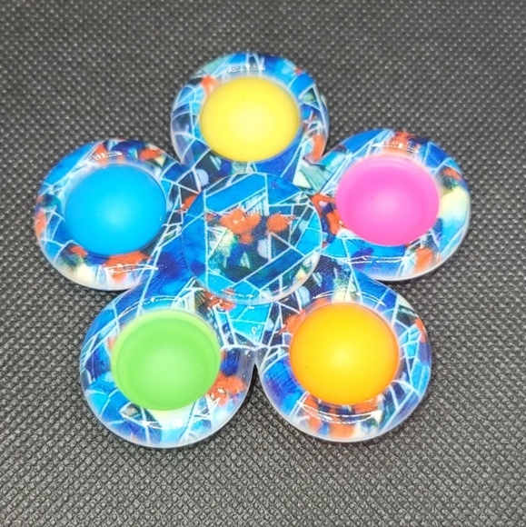 Toys | 315 Spiderman Fidget Spinner 2in1 Bubble Popper Decompression ...